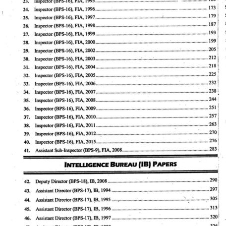 Big Book of FPSC Solved Papers By JWT Edition - CSS Books Point
